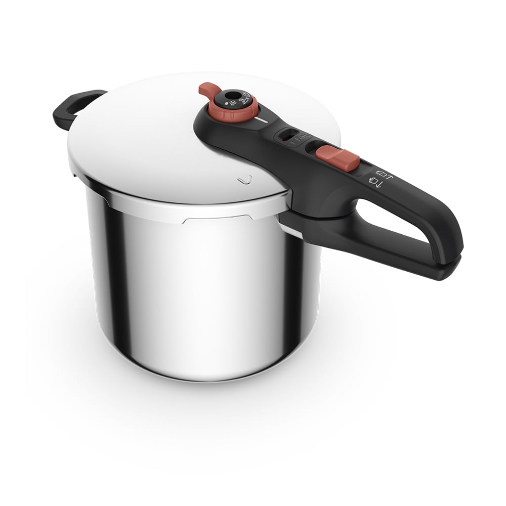 Olla de Presión T-fal Secure Click 8 L Acero Inoxidable | Bodega ...