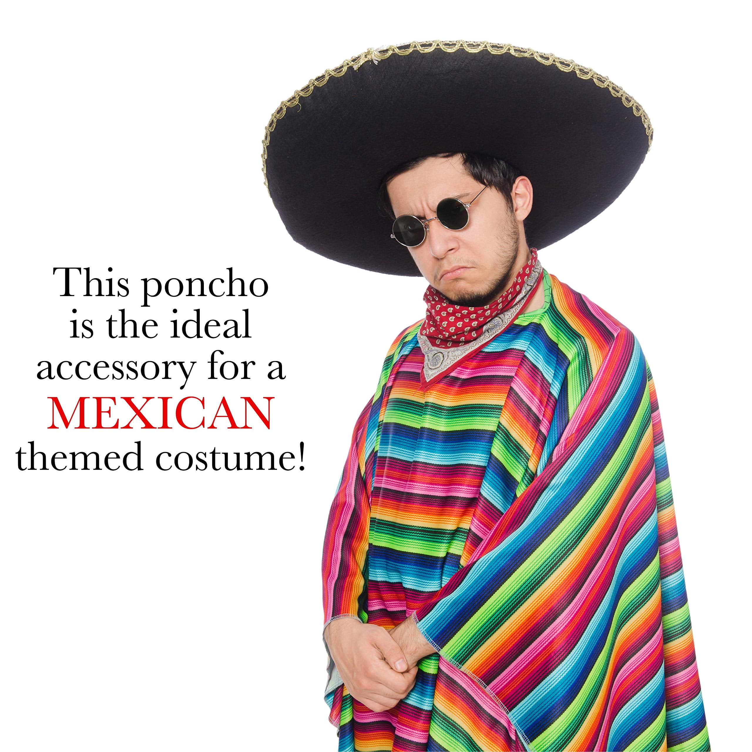 Mens Mexican Poncho