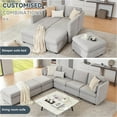 Weture Modular Sectional Sofa, Convertible U Shaped Sofa Couch with ...
