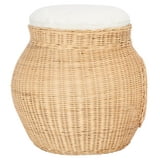 SAFAVIEH Suli Regular Covered Style Cat Bed with Cushion, Natural Honey ...