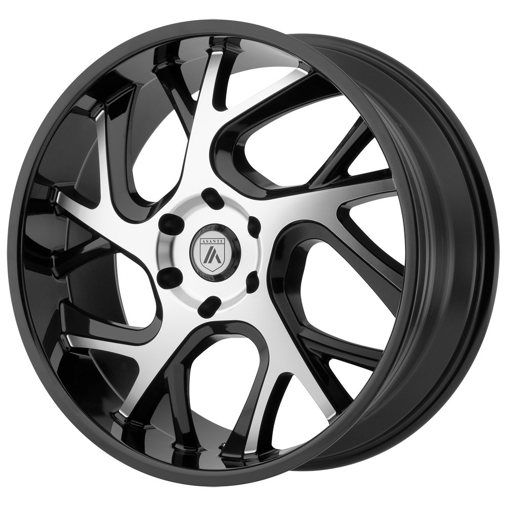 20" Inch 20x8.5 Asanti ABL-16 6x139.7(6x5.5") +30mm Black/Machined ...