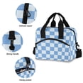 ALAZA Checkered Grid-t7 Insulated Lunch Box Large Reusable Cooler Bag ...