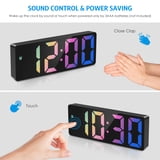 AMIR Home Electronic Digital Alarm Clock with Temperature Display ...