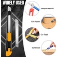 30 Pack Box Cutter Retractable, Snap-Off 9MM Utility Knife, Auto-Lock ...