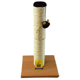 Beatrise Angled Cat Scratching Post with Perch - Walmart.com - Walmart.com