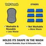 Tuff-Scrub Original Small Microfiber Scrub-N-Wipe Cleaning Sponge Pads ...