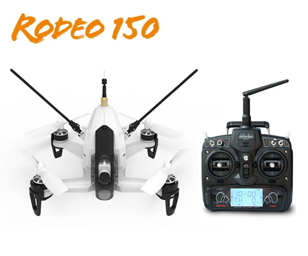 HobbyFlip RTF Devo 7 FPV Racing Quadcopter Drone w Camera Video TX PPM ...