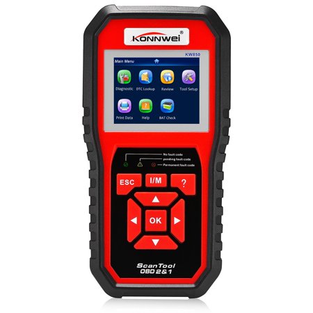 Auto Diagnostic Code Scanner KW850 Universal Vehicle Engine O2 Sensor ...