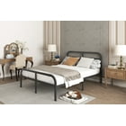 Doral Complete Metal Daybed with Link Spring Support Frame and Scrolled ...