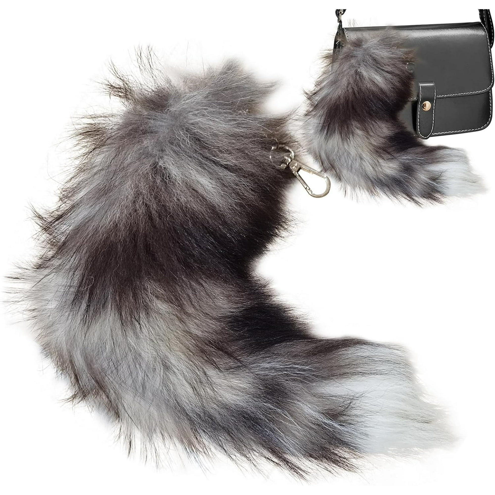 Click here for Surjde Fox Tail Keychain  Fluffy Faux Tail Realist... prices