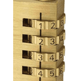 Combination Lock 165/40 - Brass Padlock - with Individually Adjustable ...