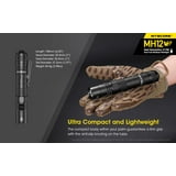Combo: Nitecore MH12 V2 CREE XP-L2 V6 LED Flashlight -1200 Lumens ...