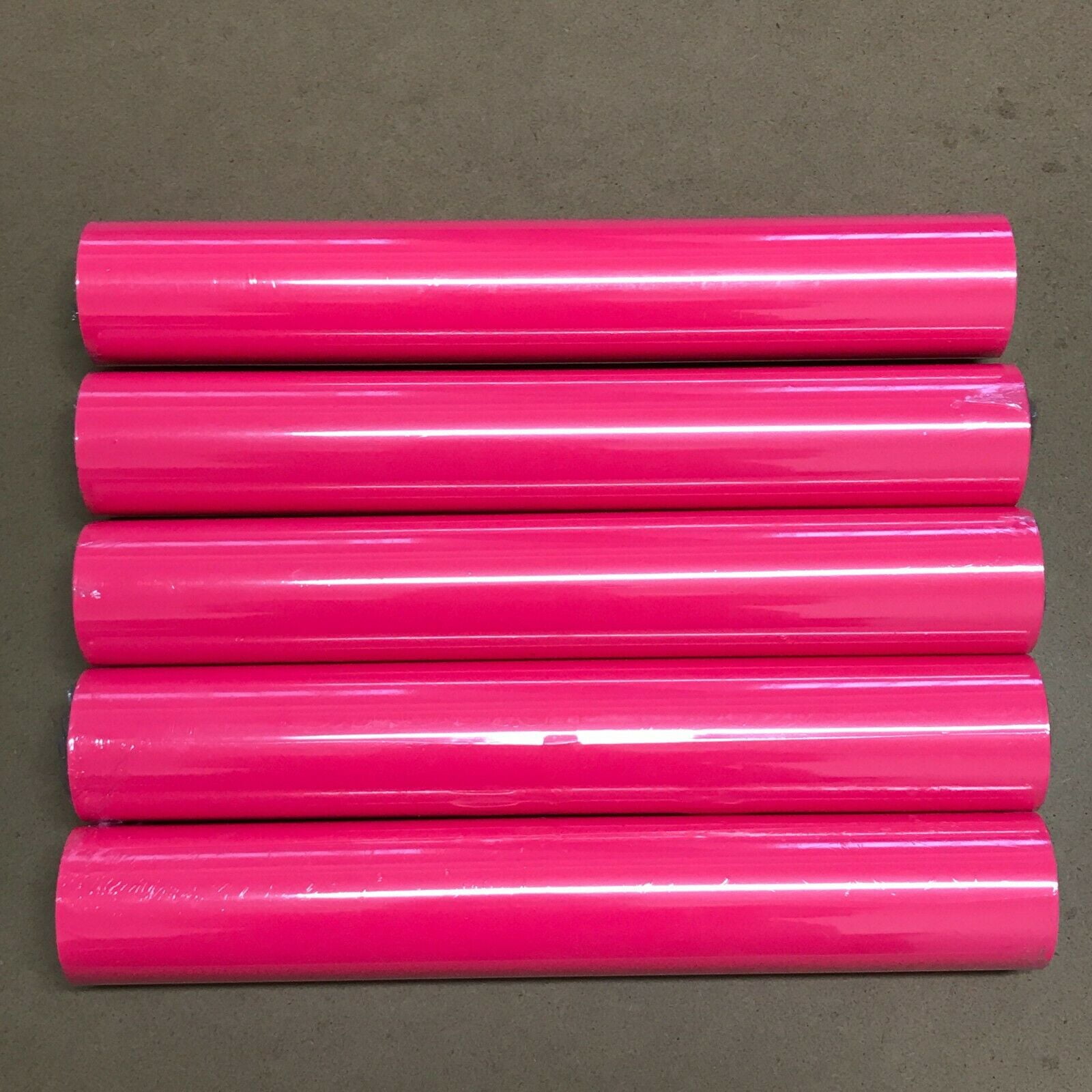 5 Roll 12" x 5Feet 12Feet Pink HTV Iron On Heat Transfer Vinyl for T ...
