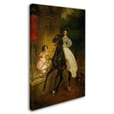 Free Shipping! Trademark Fine Art Gallery-Wrapped Canvas Art 'A Rider ...