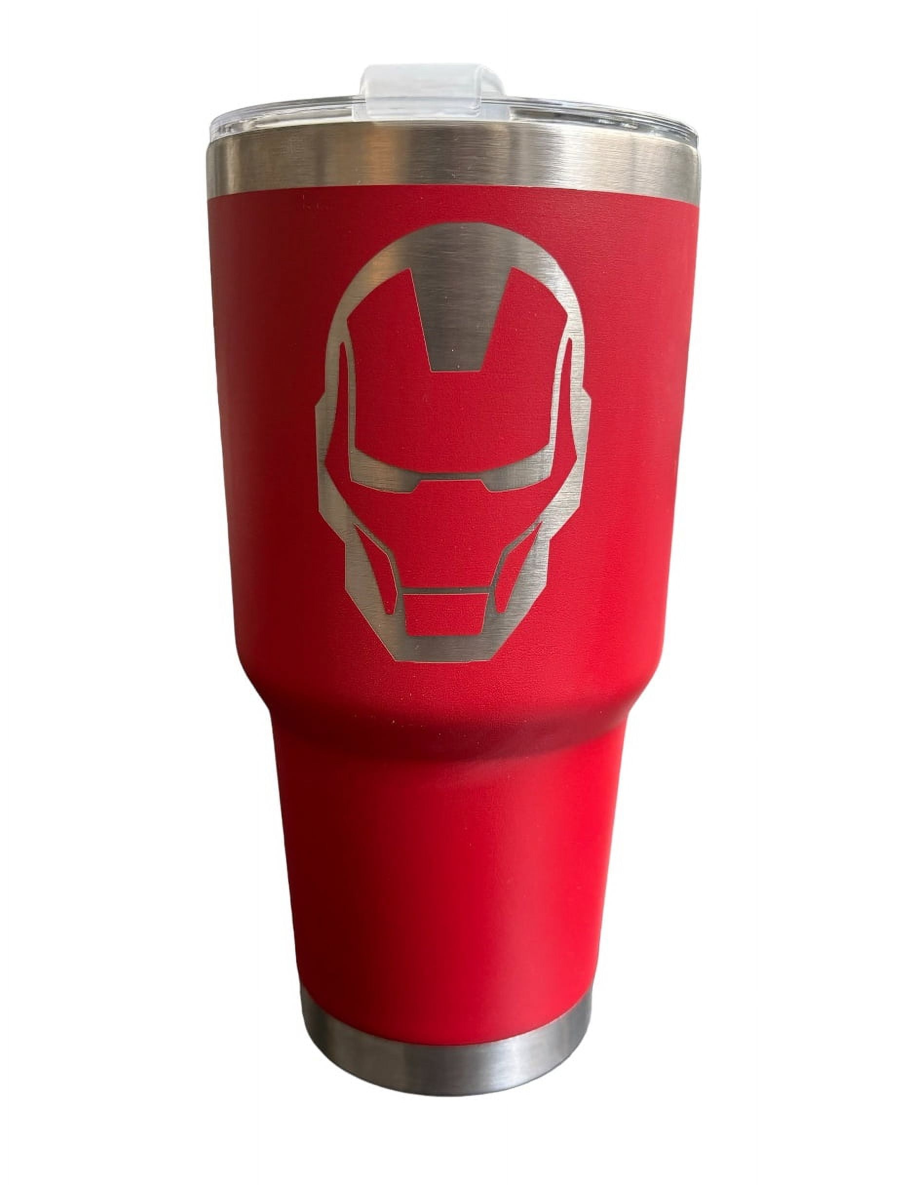 Termo de acero inoxidable Iron Man FARTMEX color rojo 30 Oz | Bodega ...