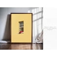 Affixzi Minimalist Self-care Good Vibe Print: Yellow & Red Abstract ...