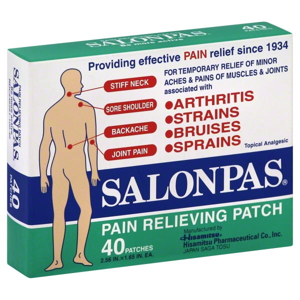 Hisamitsu Pharmaceutical Salonpas Pain Relieving Patch, 40 ea - Walmart ...