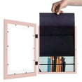 Front Opening Kids Art Display Frame - Holds 50 Drawings, Changeable ...