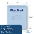 Roaring Spring Blue Book 8-sheet Exam Booklet 8 Sheets - Stapled ...