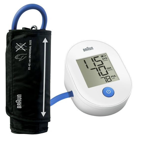 Equate Premium Upper Arm Blood Pressure Monitor and Wide Range Arm Cuff ...