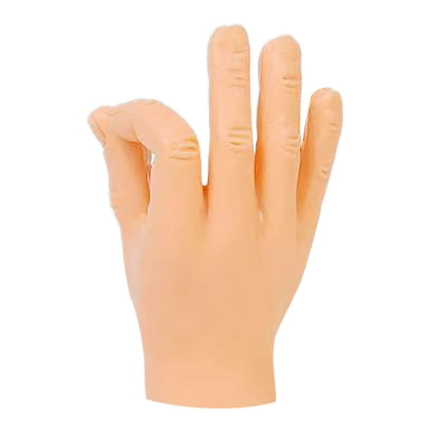 Little Finger Hand Realistic Rubber Tiny Finger Hand Mini Hand Puppet ...