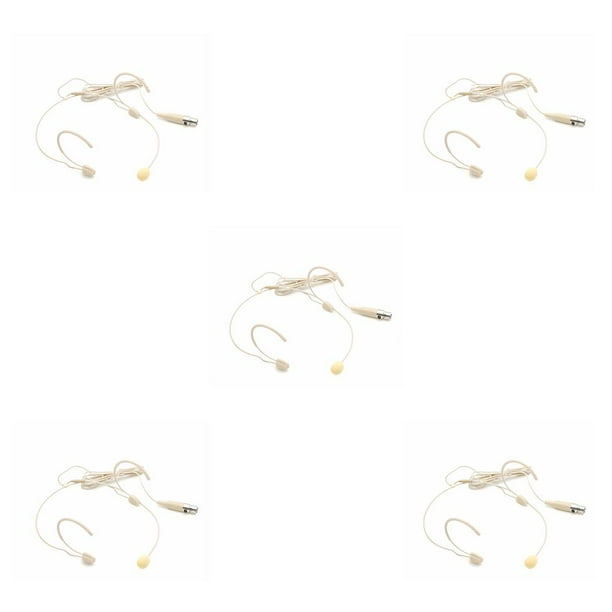 Becaristey Headset Microphone Head-mounted Mic 3.5mm for Amplifier ...