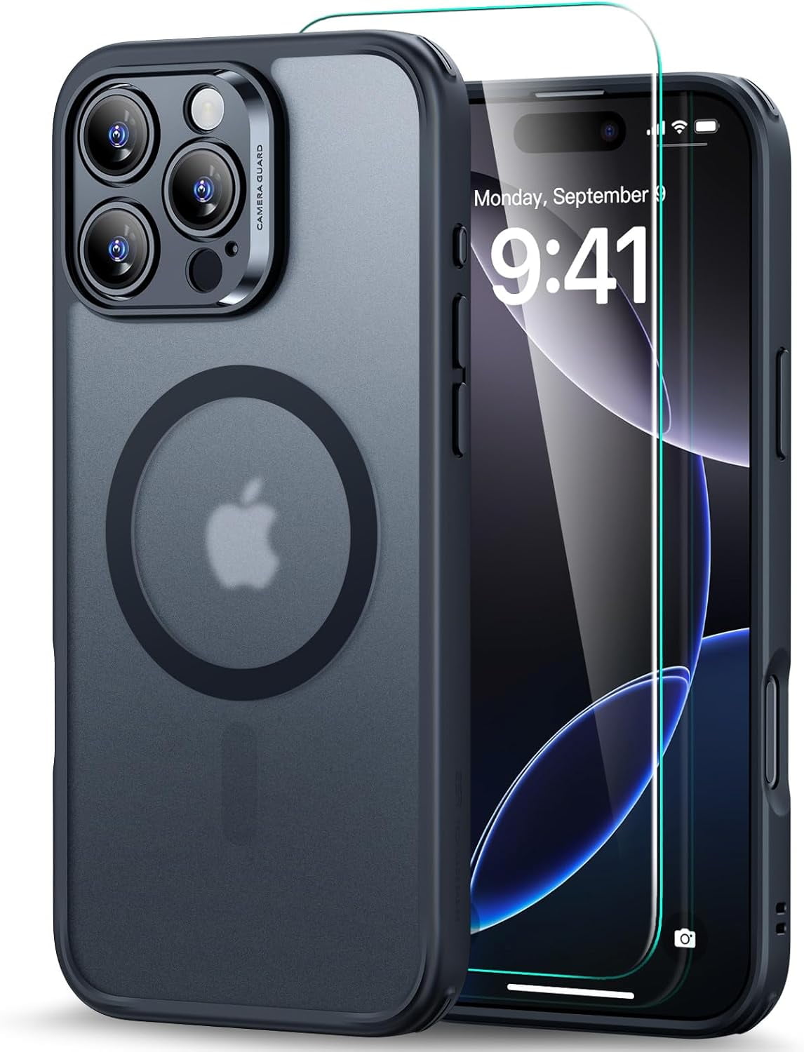 AIR-for iPhone 16 Pro Max Case (4 in 1) Set, Translucent Matte Case ...