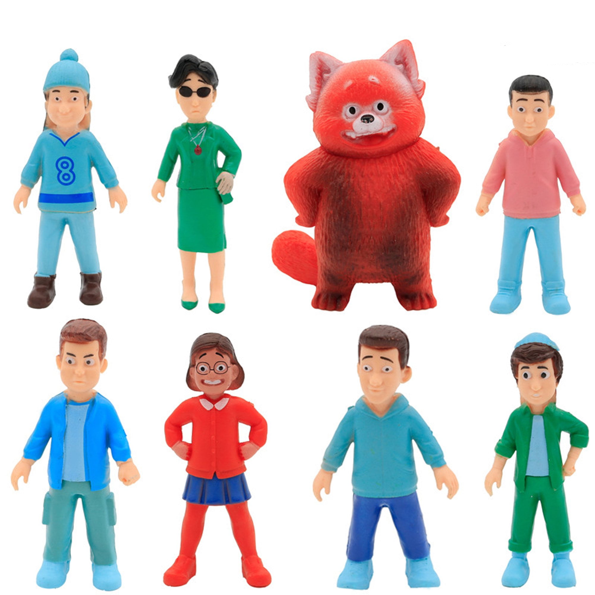 Buy gluttony Movie Turning Red Anime Cartoon Action Figure Toys for ...
