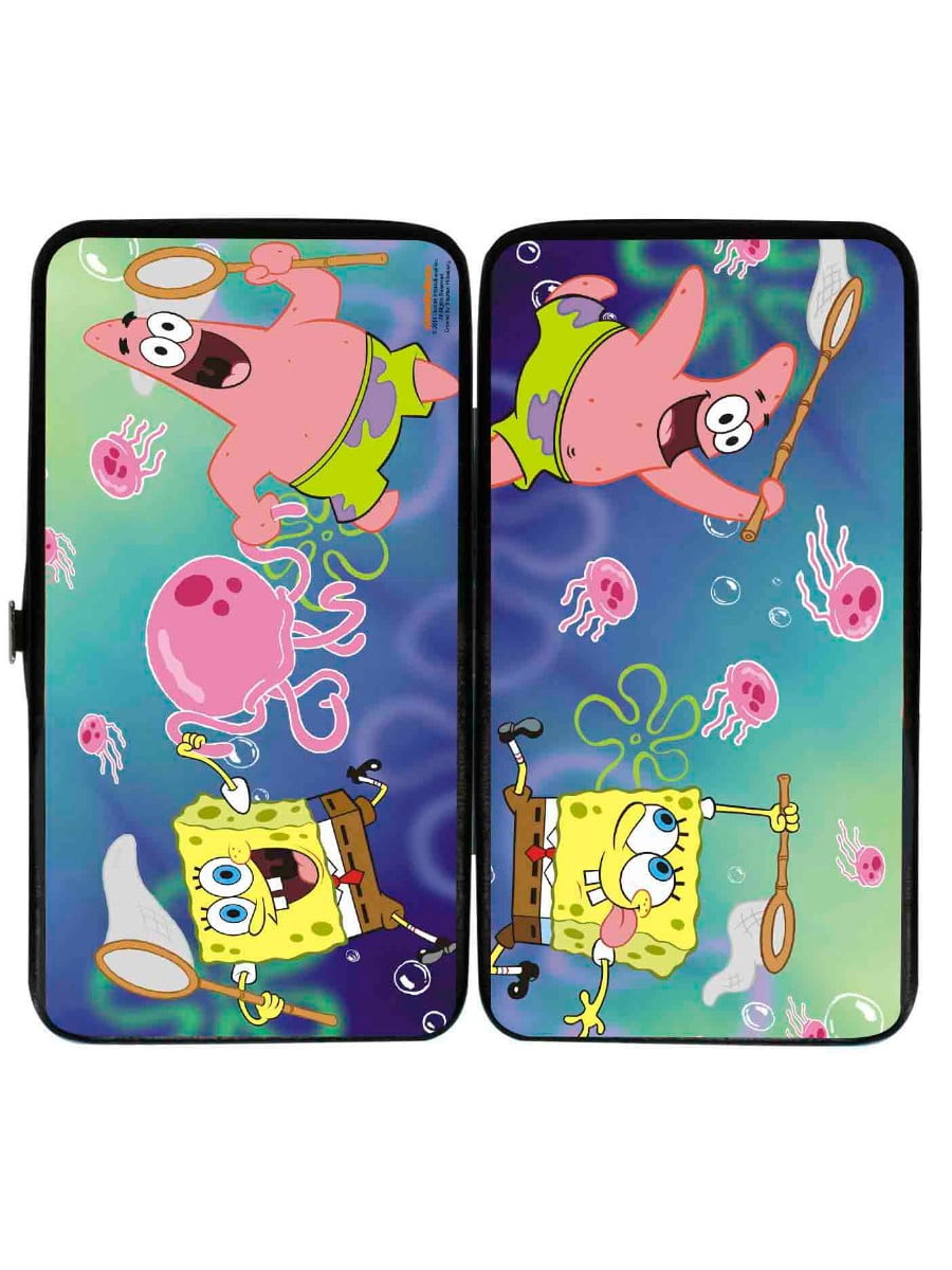 Nickelodeon Wallet, Hinged, Patrick Starfish Spongebob Jellyfishing ...