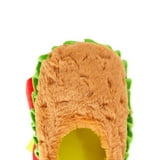 Wonder Nation Cheese Burger Slippers (Little Boys & Big Boys) - Walmart.com