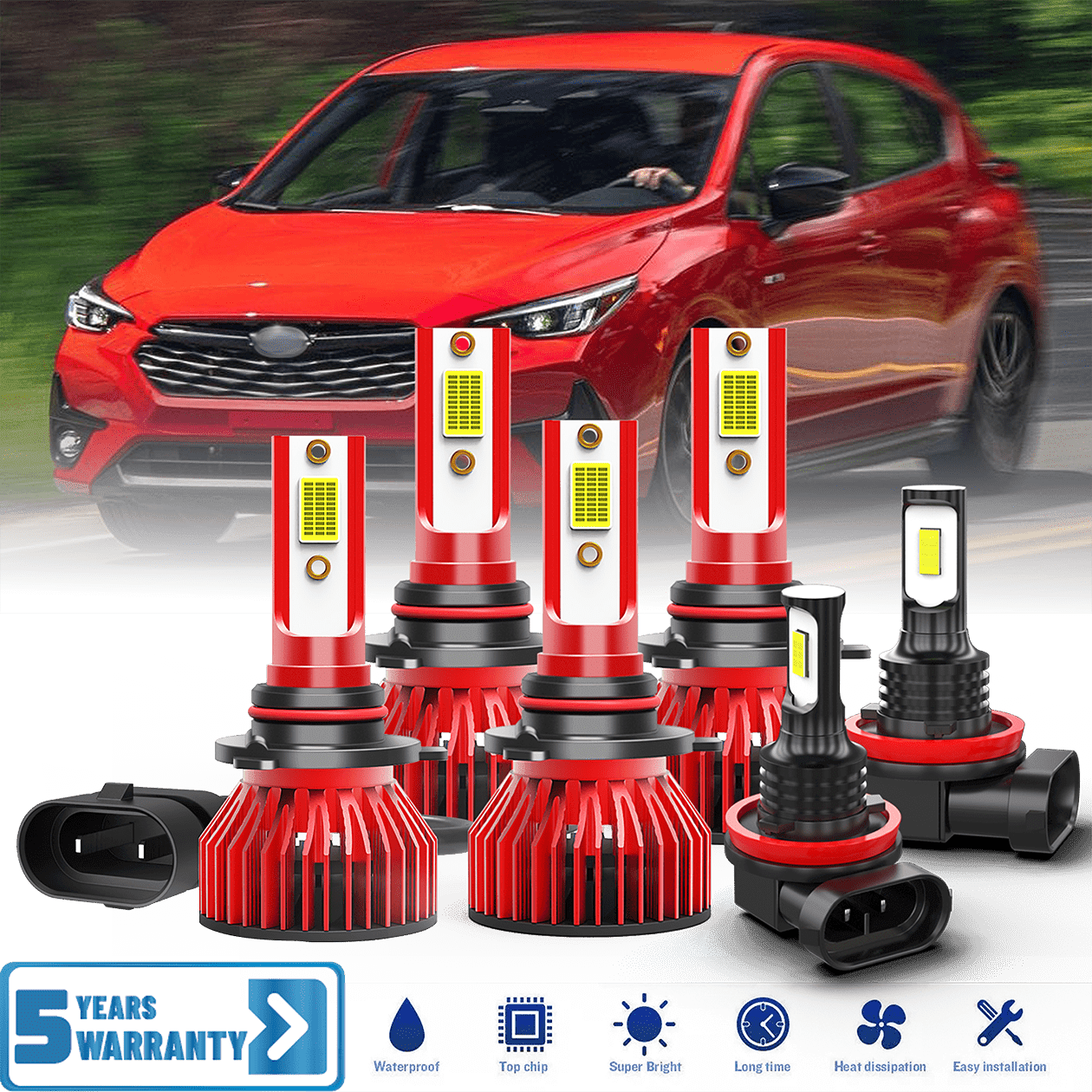 Click here for Aqj Fit For Subaru Impreza 2008-2014 Headlight + F... prices