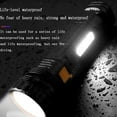 Solar/Rechargeable Multi Function 1000 Lumens LED Flashlight, with ...
