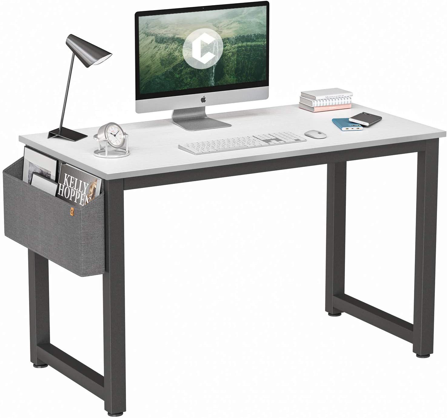 CubiCubi Modern Computer Desk with Extra Strong Legs, Sturdy Office ...