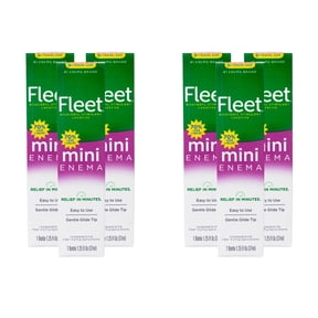Fleet Enema, Ready-to-Use Saline Laxative, 4.5 fl. oz. HSA/FSA Eligible ...