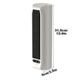 No Drill Wall Mounted Tower Fan, Quiet Small Air Cooler, Space Saving ...