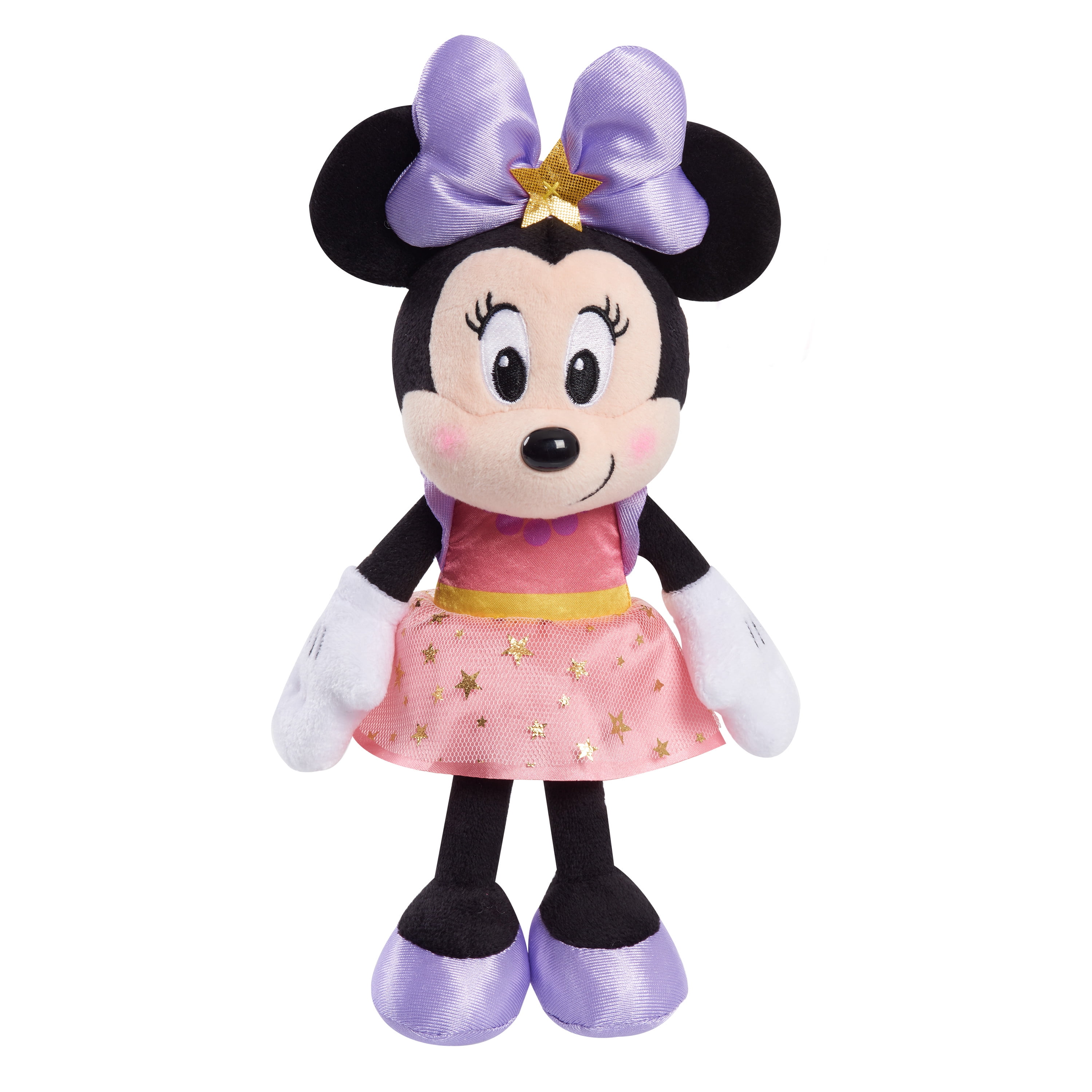 Disney Junior Minnie Mouse 8-inch Small Stars Minnie Mouse Beanbag ...
