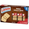 Lance Nekot Vanilla Creme Sandwich Cookies, 10 Single Serving Snack ...