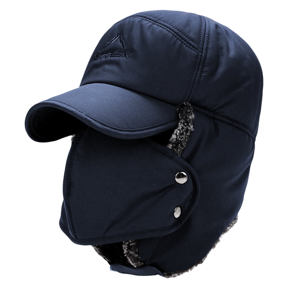 Hats For Men With Vintage Trapper Hat Men's Winter Trapper Hat With Ear ...