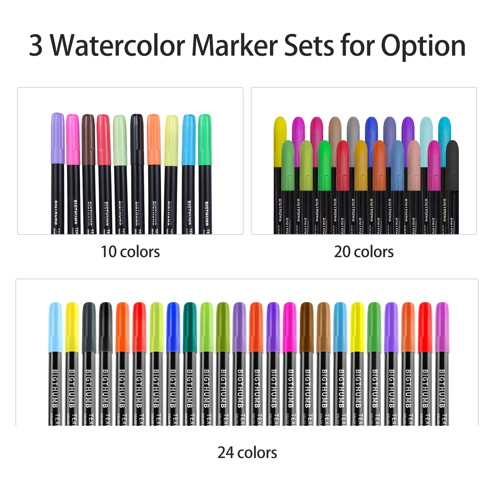 Click here for Loewten Markers 24-Color Fabric Pens Set Permanent... prices
