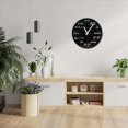 Black White Math Formula Decor Wall Clock, Educational Equation Home ...