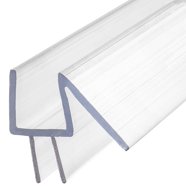 1" Wide by 1/2" High - Clear Acrylic Frameless Shower Threshold - 35 in ...
