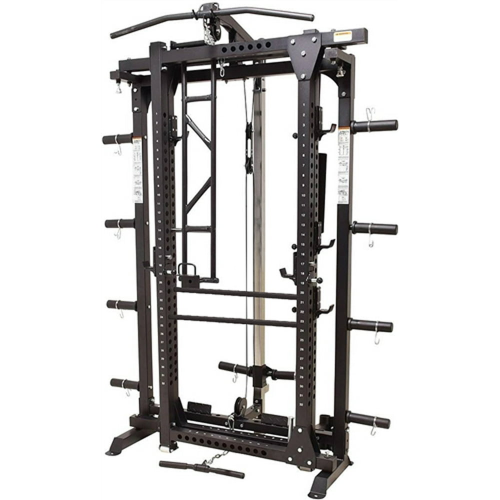 French Fitness Folding Cable Power Rack / Cage (New) - Walmart.com ...