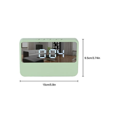 Digital Clock LED Electronic Sleeping Bedroom Snooze Clocks which can ...