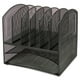 Lorell Steel Horiz/Vertical Mesh Desk Organizer 8 Compartment(s ...