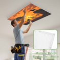 3 Pcs Desert Sunset Fluorescent Light Covers Lion Elephant Tree Giraffe ...