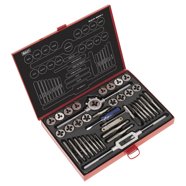 Neiko 00916A 45 Piece SAE Pro-Grade Large-Diameter Titanium Tap & Die ...