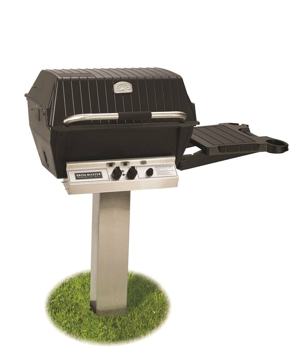 Broilmaster Natural Gas Grill Package with Stainless Steel In-Ground ...
