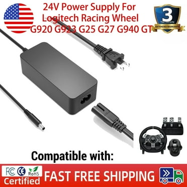 Simulator PC Driving Shifter Gaming, AC Power Adapter for Logitech G25 ...