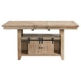 Intercon Furniture Farmhouse Wood Gathering Table in Sandwash Brown ...