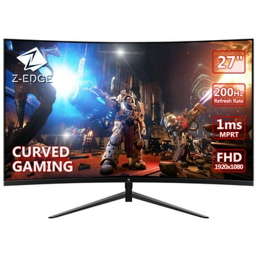 Z-EDGE U27C 27-inch Curved Monitor Full HD 1920x1080 75Hz 5ms VGA+HDMI ...